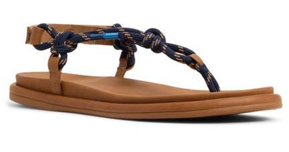 Sperry Top-Sider Isla T-Bar Slingback Sandal in Brown | Lyst