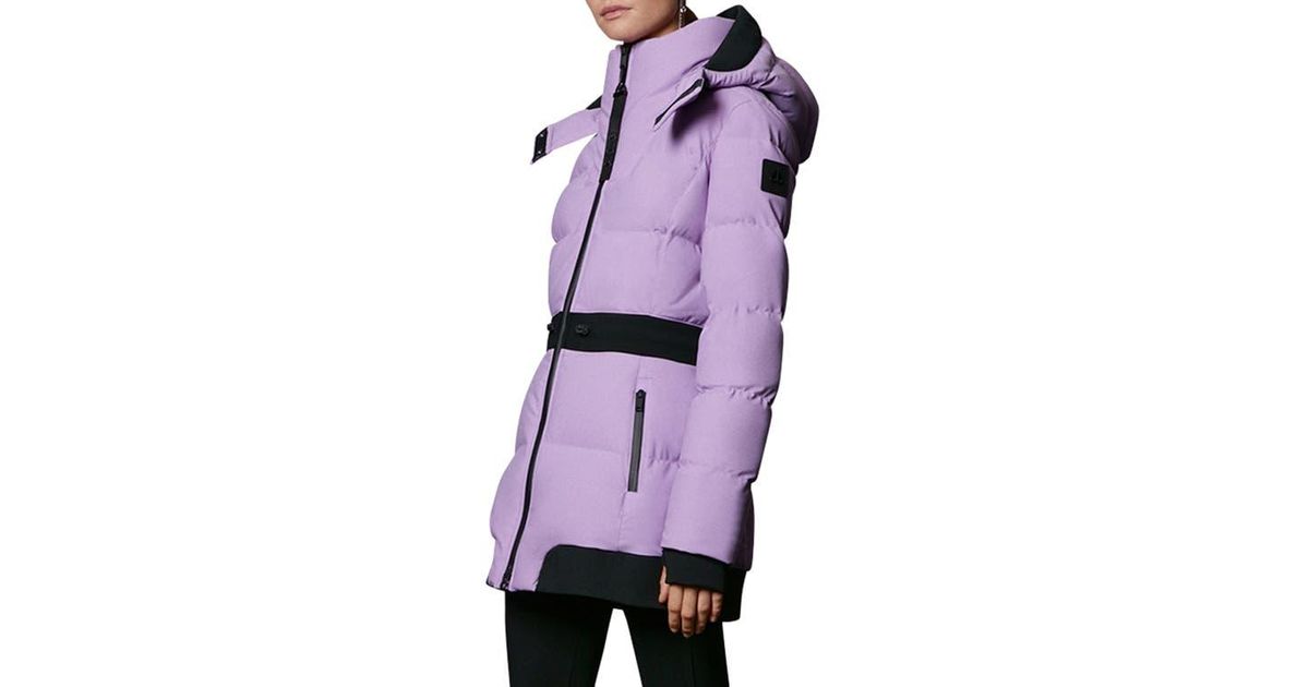 Moose Knuckles Tracadie Belted 775 Fill Power Down Puffer Jacket in ...