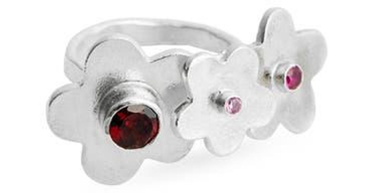 Shana Cave Strawberry Flower Cluster Ring | Lyst