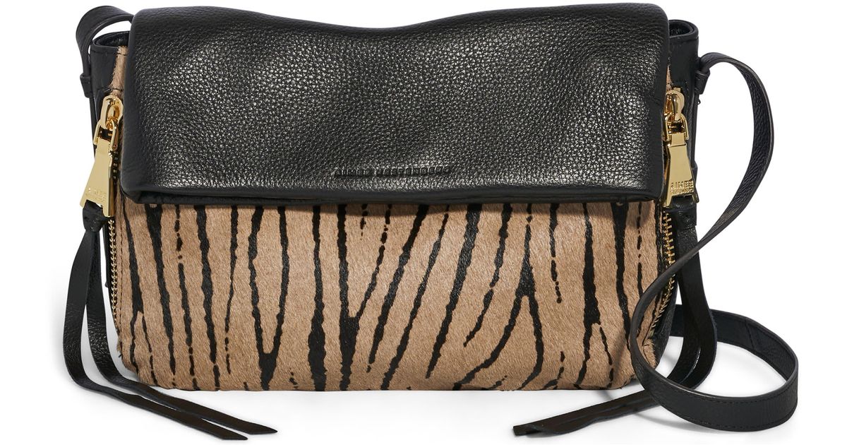 Aimee Kestenberg Bali Novelty Tiger Stripe Genuine Calf Hair And Leather