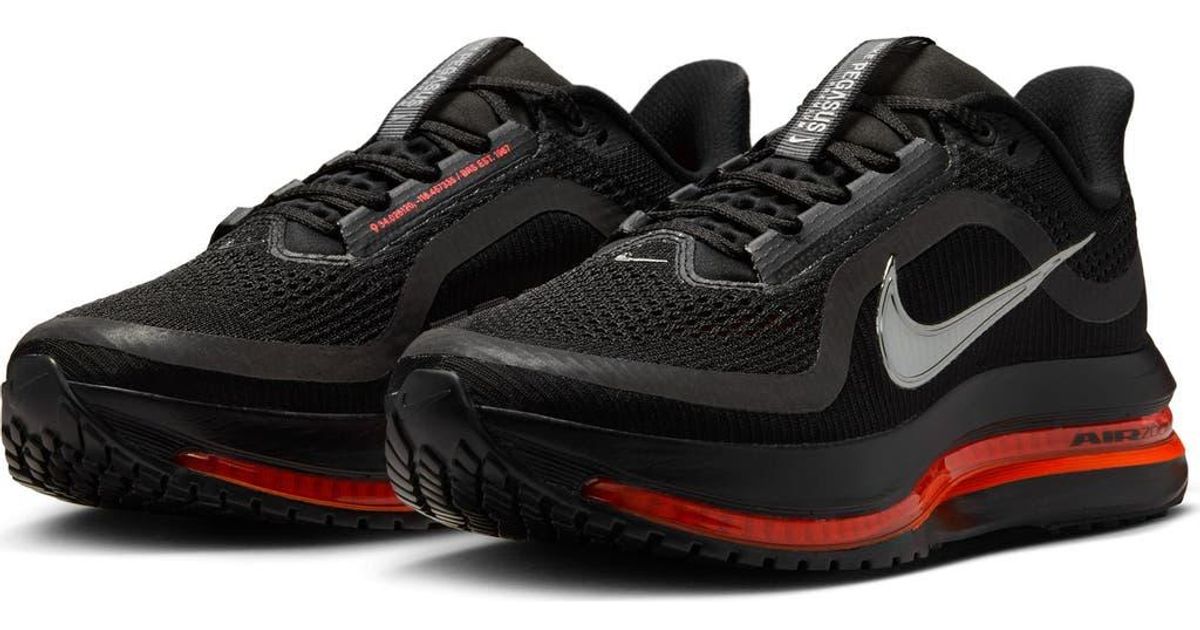Nike Pegasus Premium Running Shoe in Black | Lyst