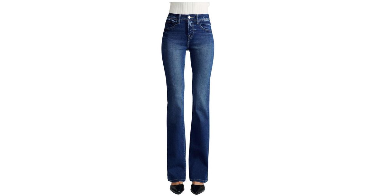 KanCan Premier Jesy Premier Ultra High Rise Bootcut Jeans in Blue | Lyst