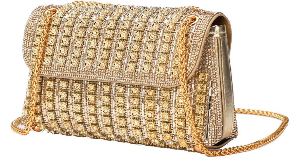 Lady Couture Idol, Multi Jewel Shoulder Bag in Metallic | Lyst