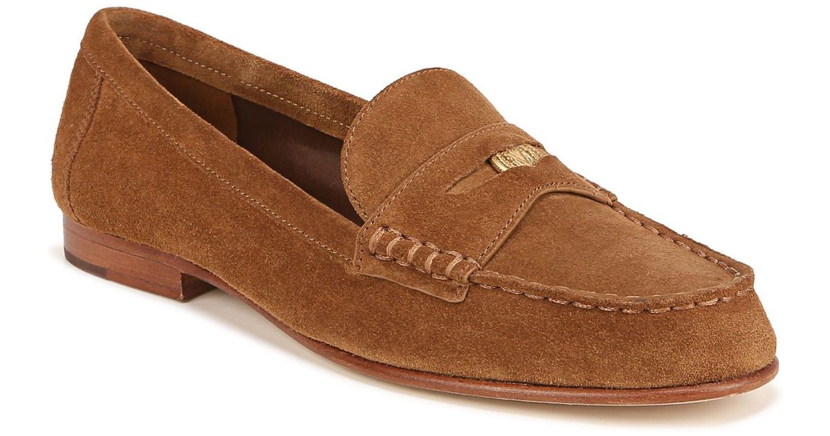 Veronica Beard Penny Loafer In Brown Lyst