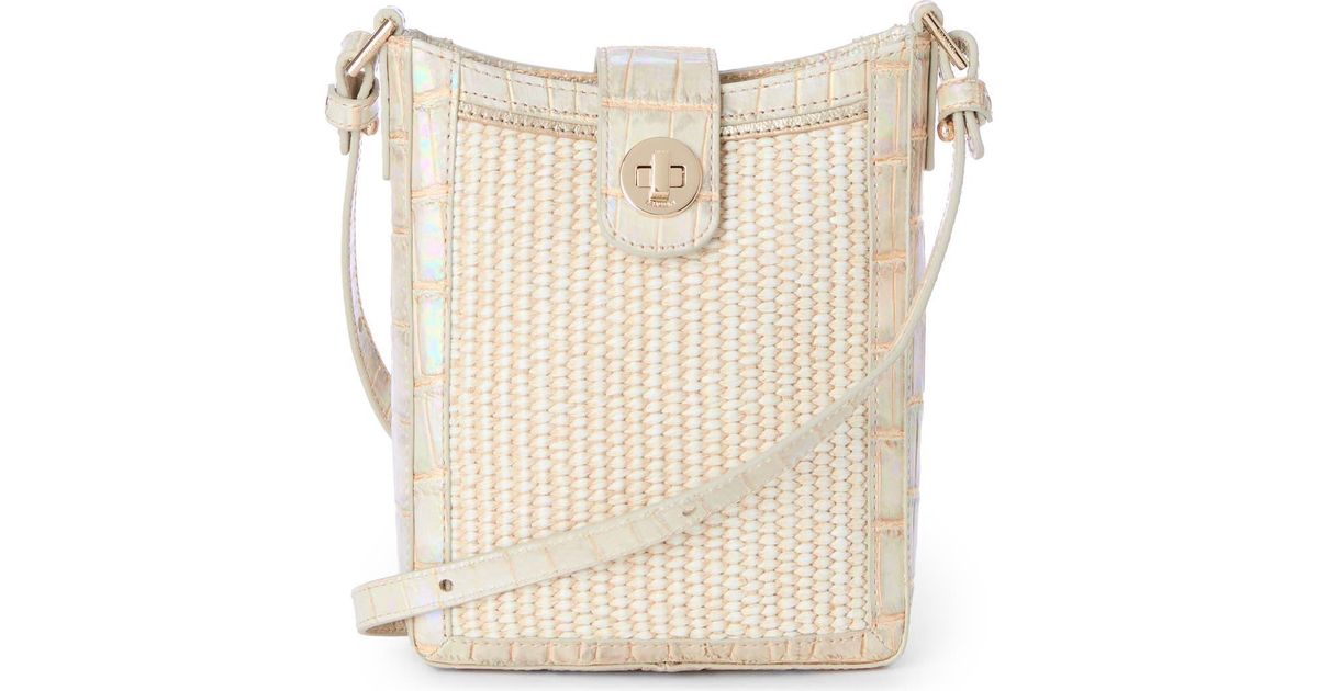 Brahmin Marley Crossbody Bag in Natural | Lyst