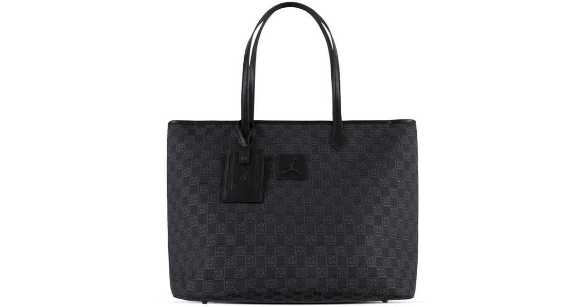 Nike Jam 23 Monogram Jacquard Tote in Black | Lyst