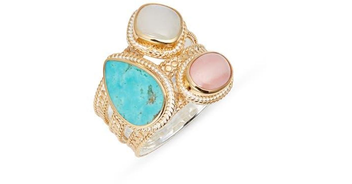 Anna Beck Antigua Ring in White | Lyst