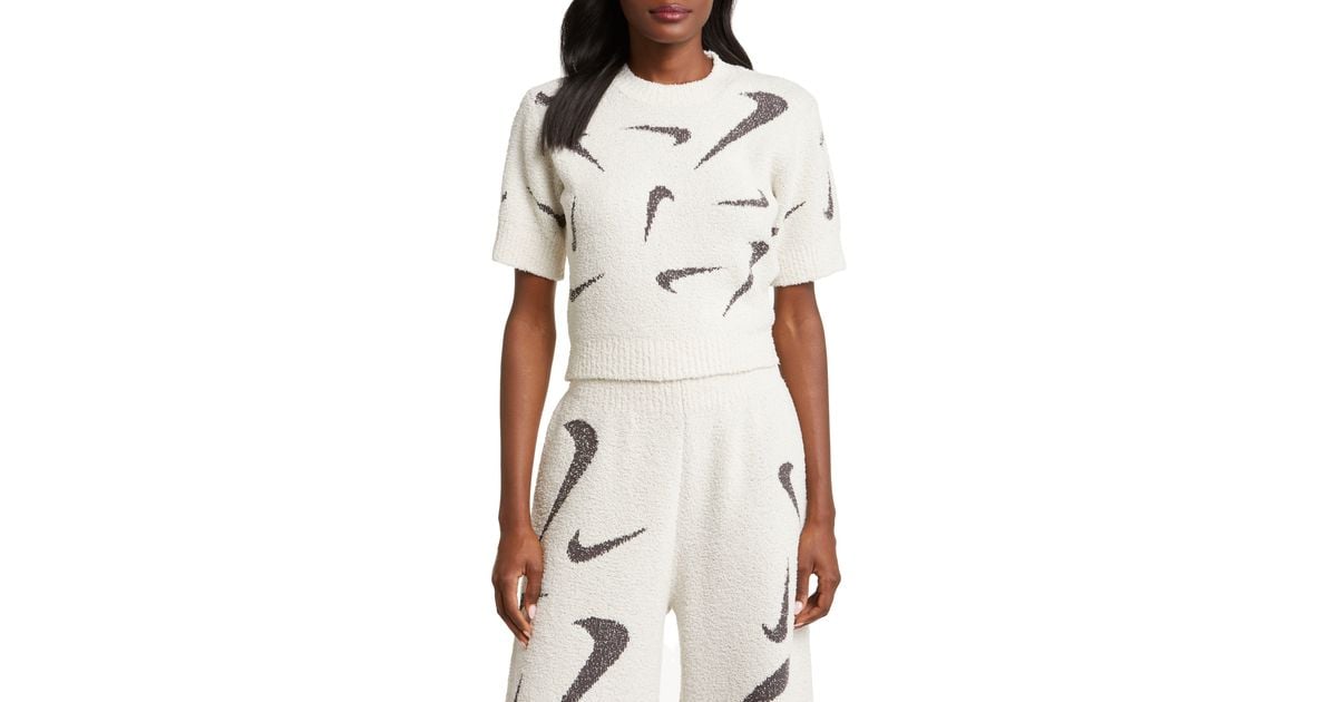 Nike Sportswear Phoenix Cozy Bouclé Top | Lyst