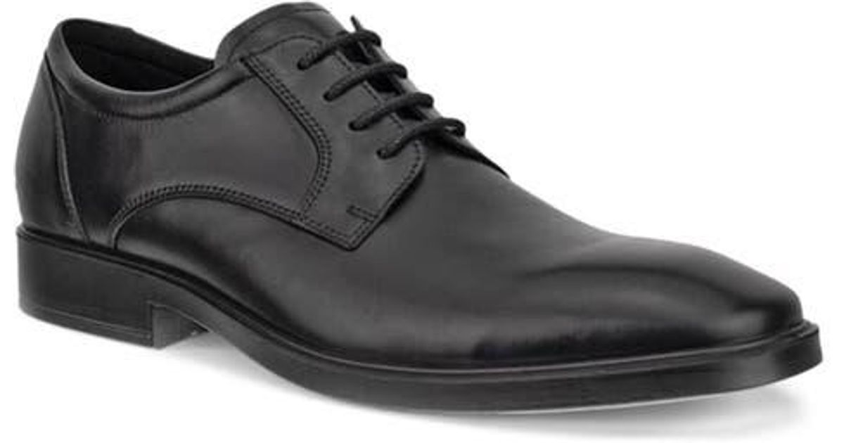 Ecco Metropole Milan Derby in Black for Men | Lyst