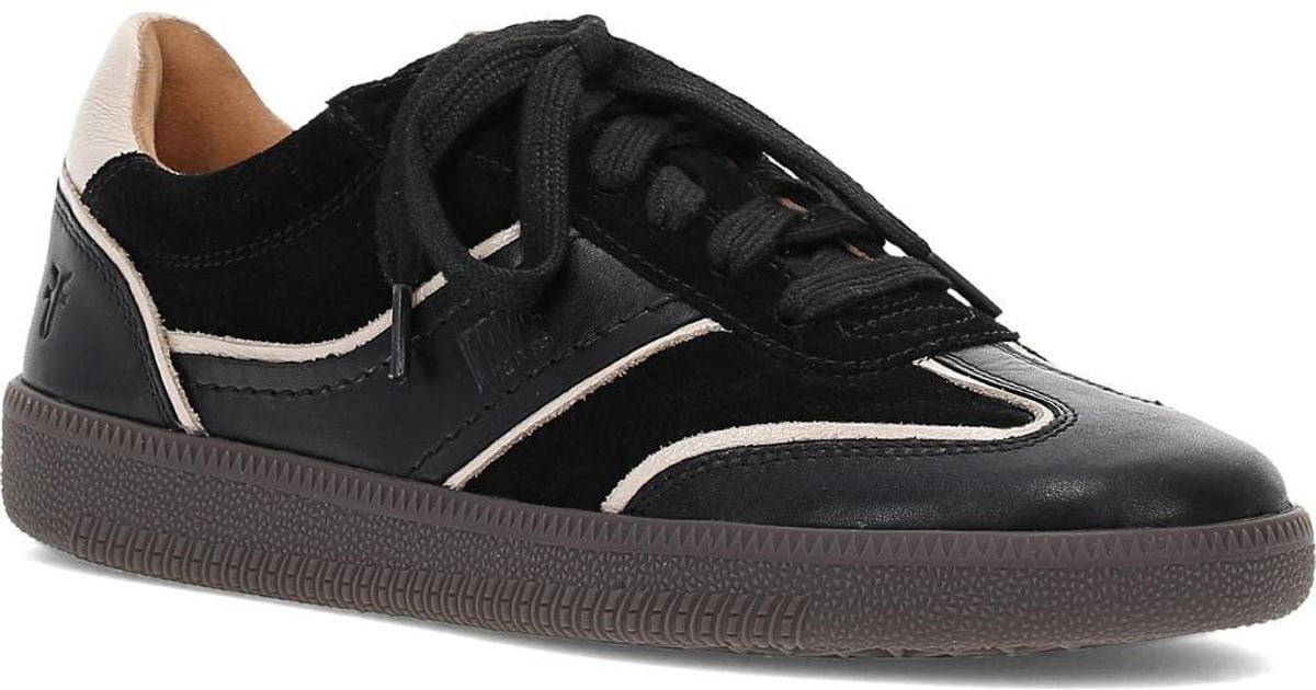 Frye Milly Low Top Sneaker in Black | Lyst