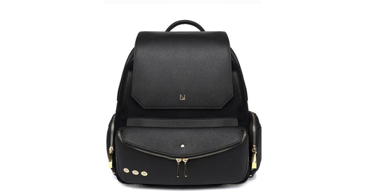 Lux and Nyx Zoe 15-Inch Laptop Backpack With Detachable Clutch in Black ...