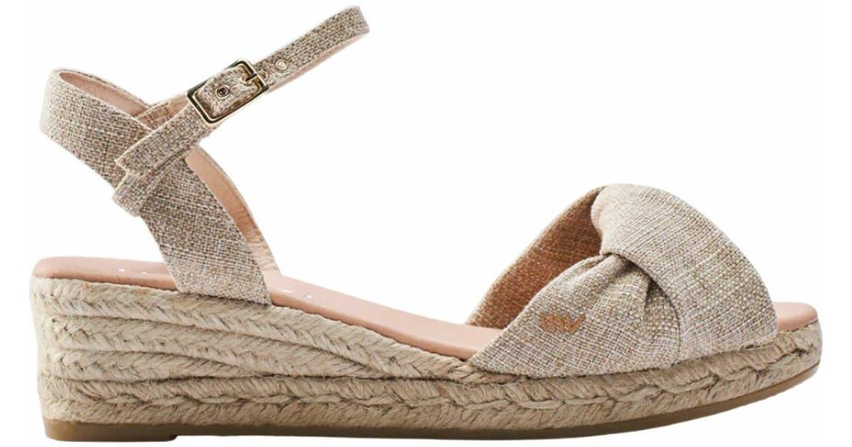 VISCATA Farella Premium Fabrics Canvas Espadrille Sandal Wedges in ...
