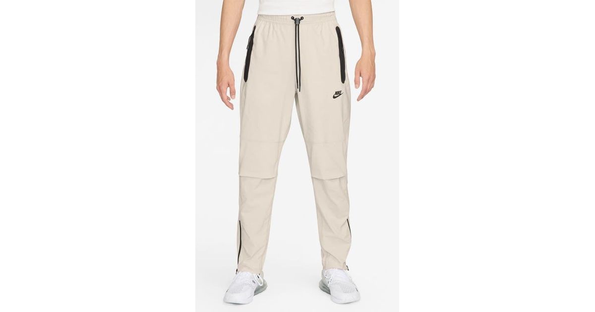 Nike Dri-Fit Tech Woven Pants in Natural for Men | Lyst