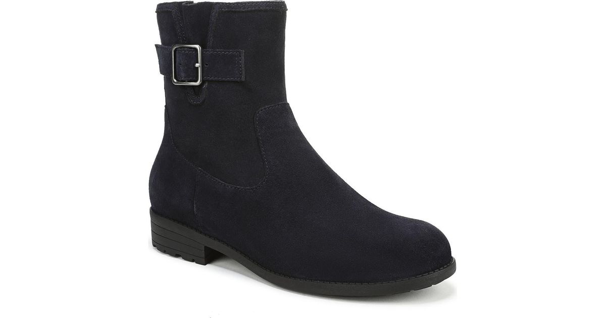 Vionic Jill Bootie in Blue | Lyst