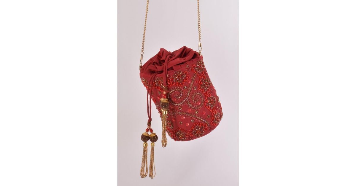 Ras June Embroidered Bucket Bag | Lyst