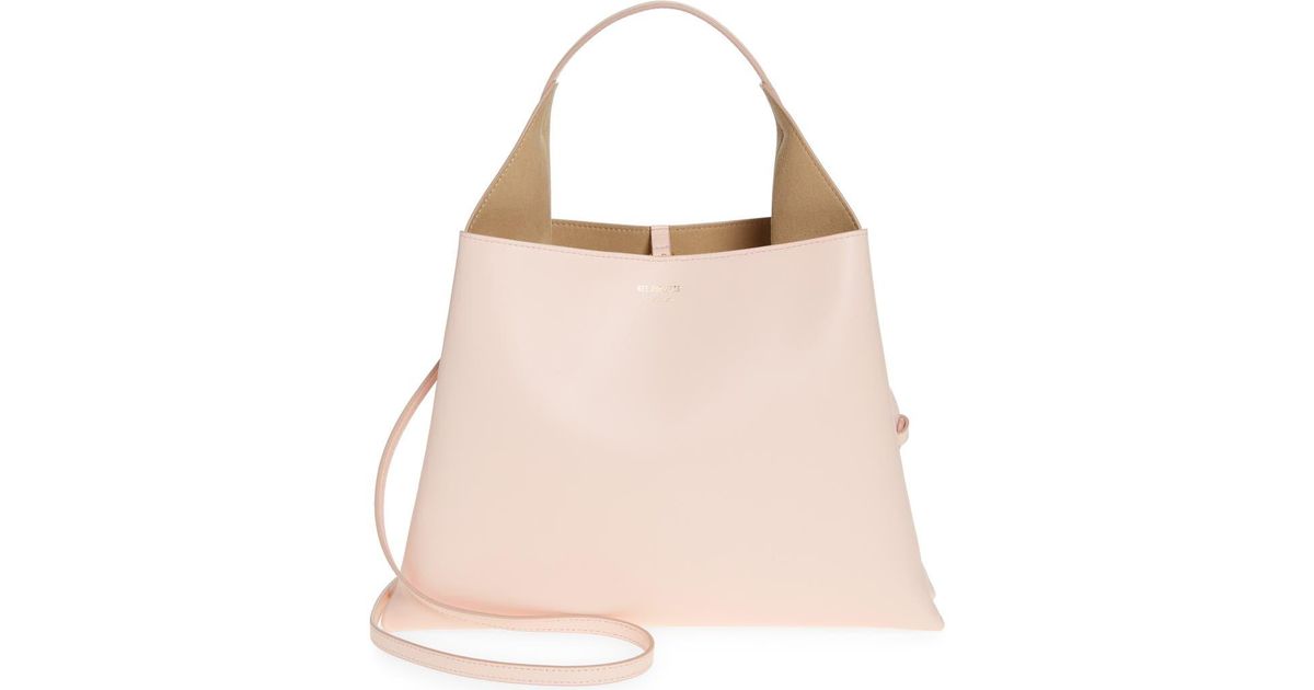 REE PROJECTS Mini Clare Leather Tote in Pink | Lyst