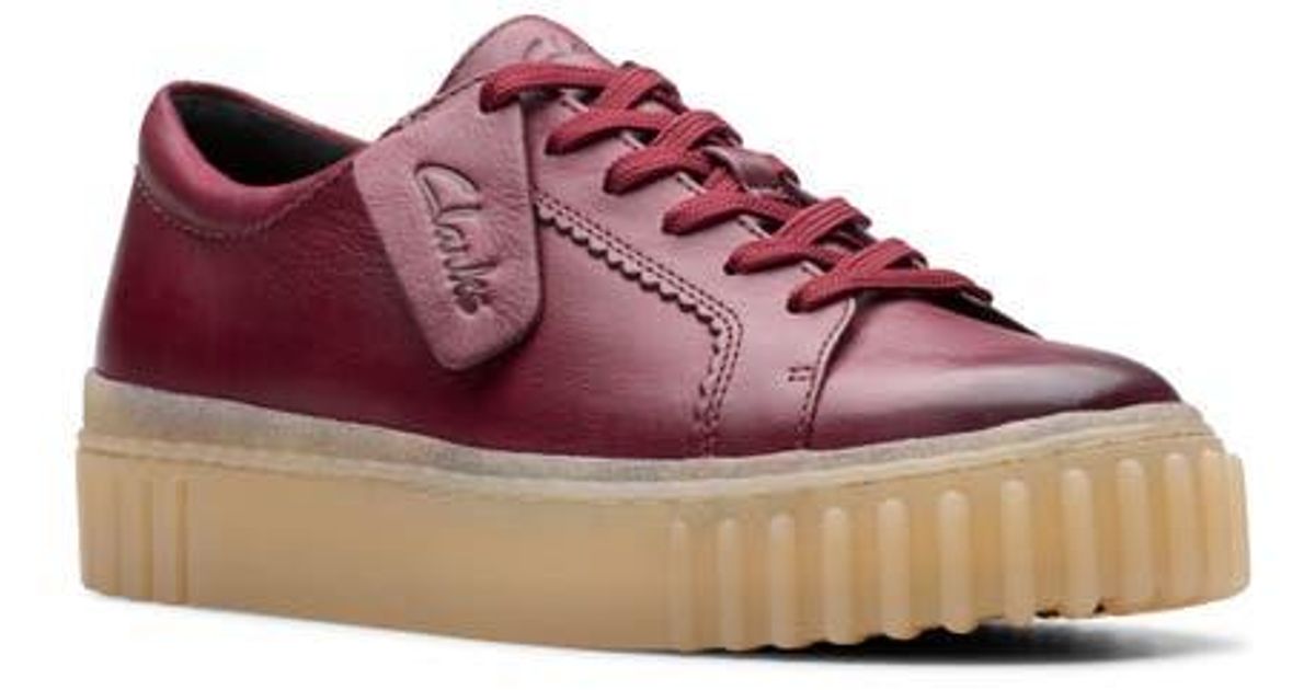 Clarks Mayhill Walk Sneaker in Purple | Lyst