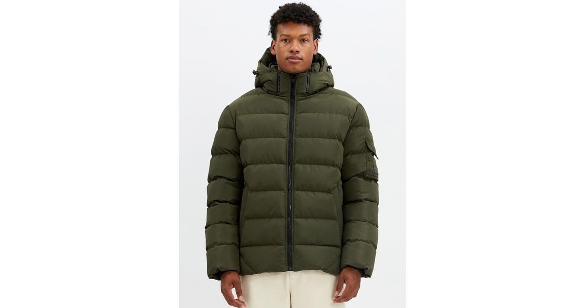 Point Zero Quilted Puffer Jacket in Green for Men | Lyst