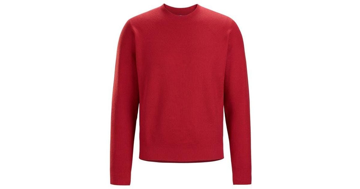 Veilance Wool Blend Sweater in Red for Men | Lyst