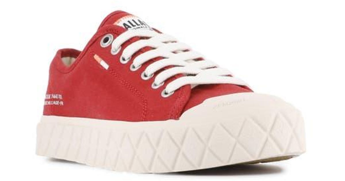 Palladium Gender Inclusive Palla Ace Sneaker in Red | Lyst