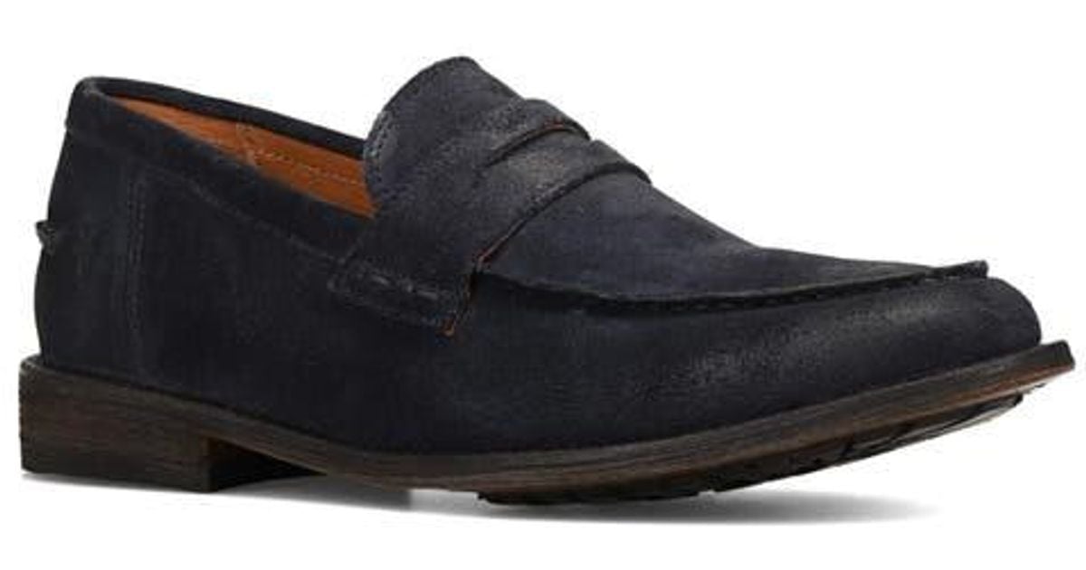 Frye Tyler Flex Leather Penny Loafer in Black for Men | Lyst
