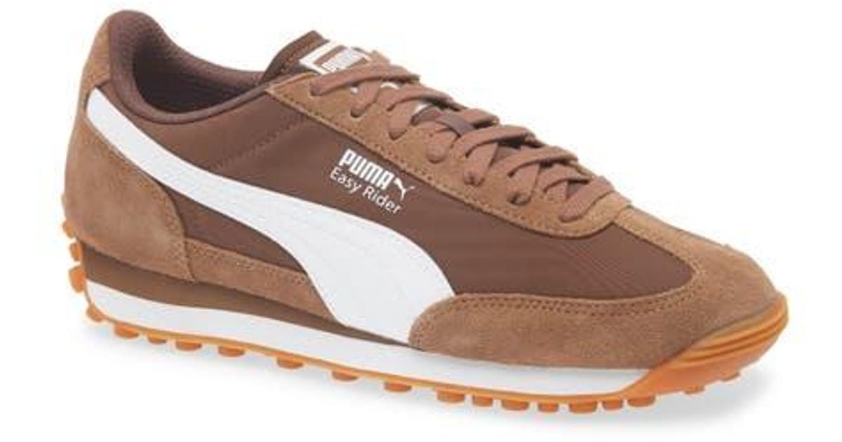 PUMA Easy Rider Sneaker in Brown | Lyst