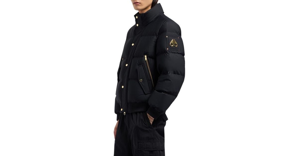 Moose Knuckles High Point Series 800 Fill Power Down Bomber Jacket in ...