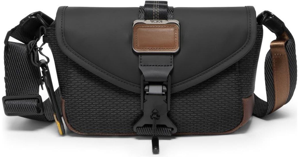 Tumi Alpha Bravo Compass Crossbody Bag in Black | Lyst