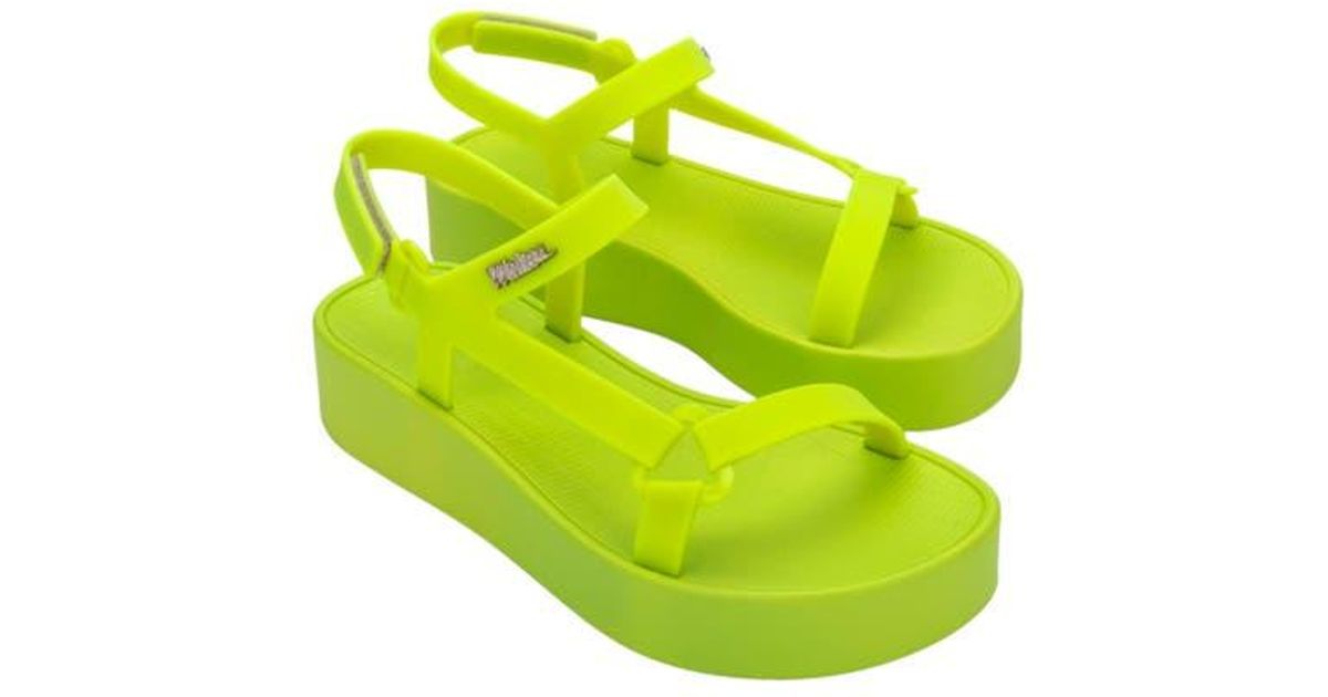 Melissa Sun Downtown Platform Sandal in Yellow | Lyst