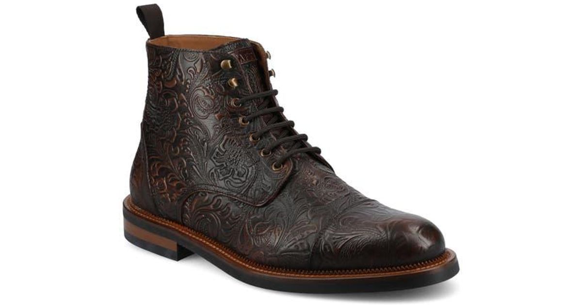 Taft Rome Dress Boot in Black for Men | Lyst