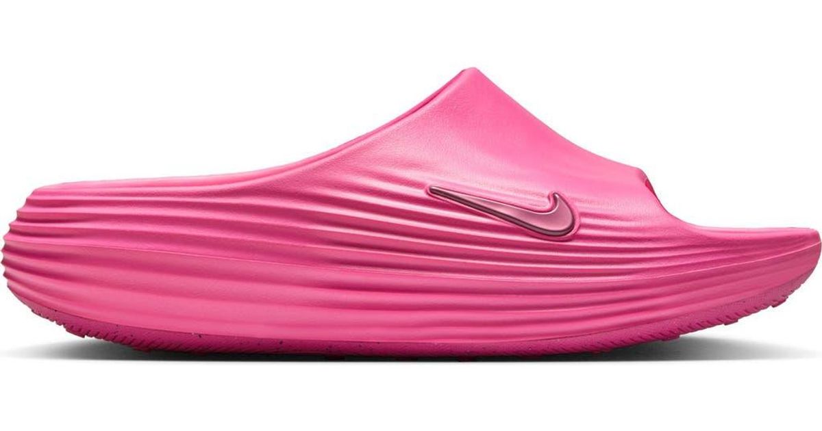 Nike Reactx Rejuven8 Slide in Pink | Lyst