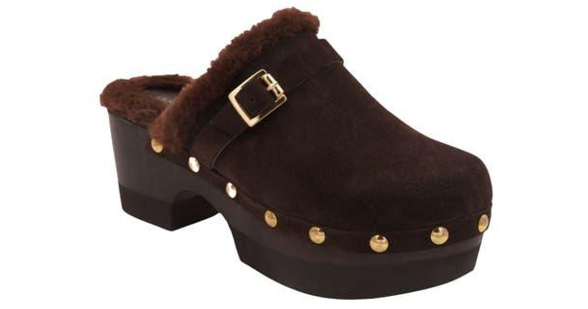 Andre Assous Orla Platform Clog in Brown | Lyst