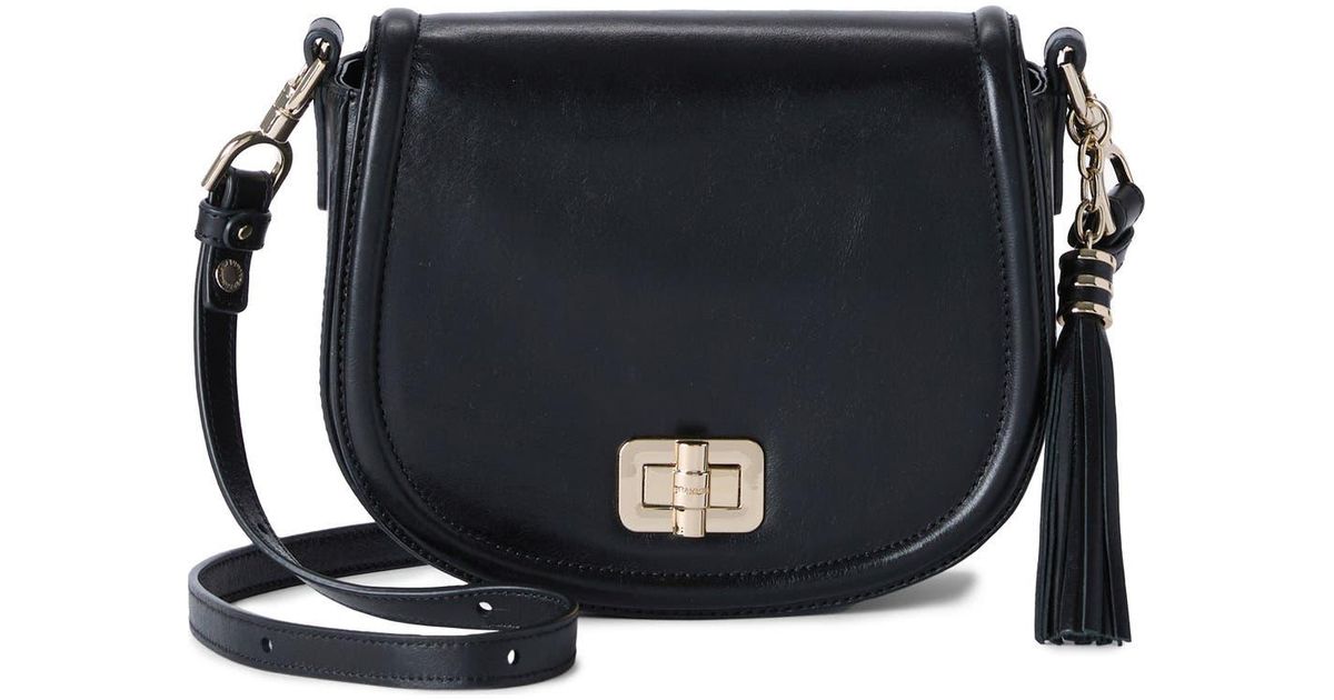 Brahmin Briar Leather Crossbody Bag in Black | Lyst