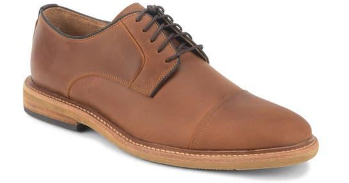 Warfield & Grand Clement Ii Cap Toe Derby in Brown for Men | Lyst