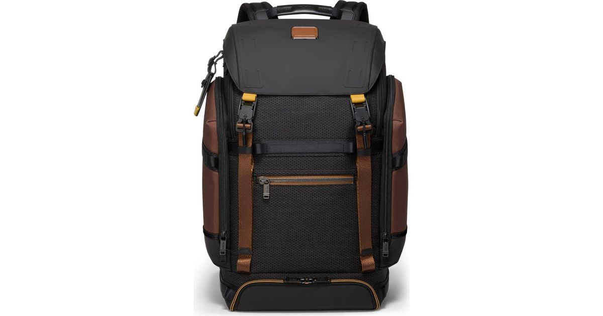 Tumi Alpha Bravo Expedition Flap Backpack in Black | Lyst
