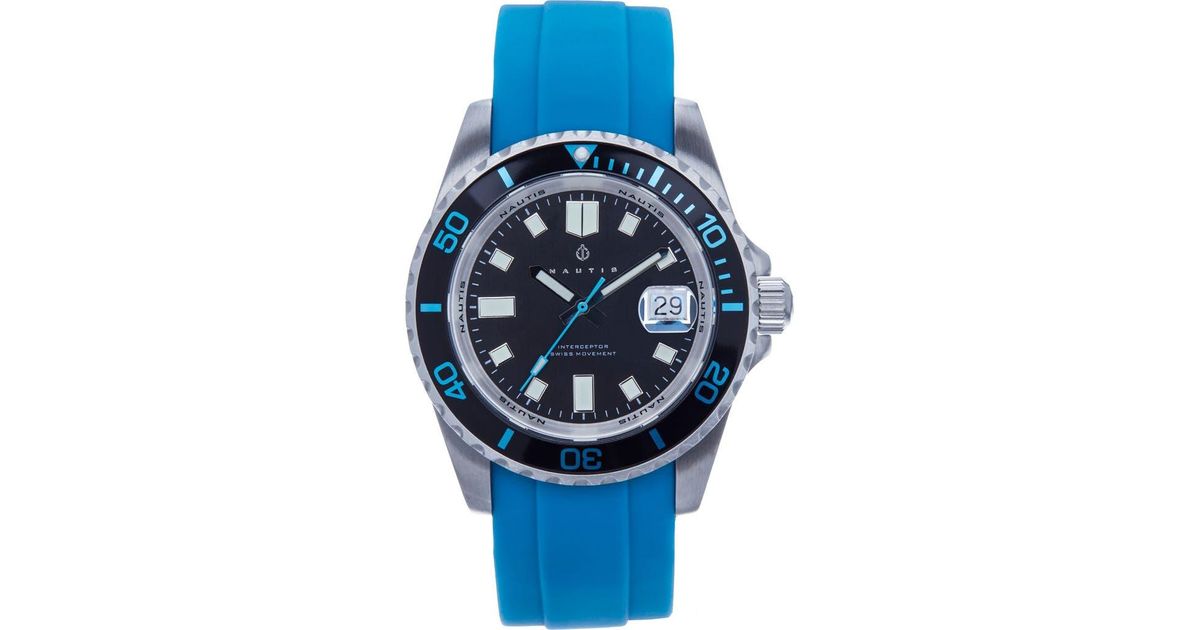 Nautis Interceptor Box Set With Interchangable Bands And Date Display ...