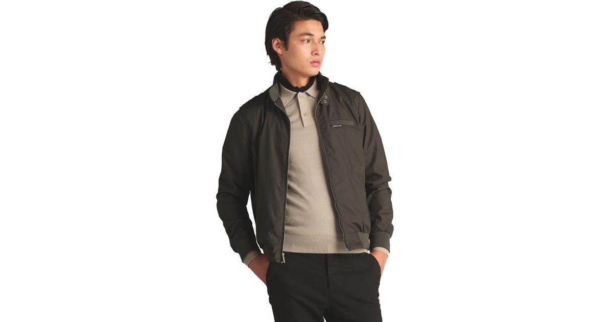 Members Only Classic Iconic Racer Jacket in Black for Men | Lyst