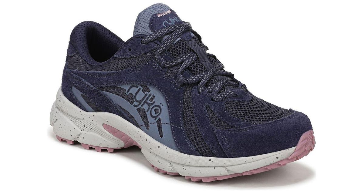 Ryka Skylift Trail Walking Sneaker in Blue | Lyst