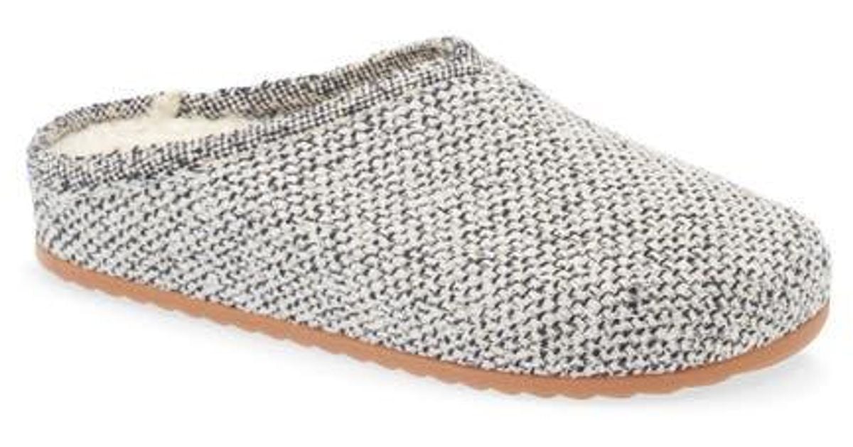 Rothy's The Cozy Faux Shearling Lined Clog in Gray | Lyst
