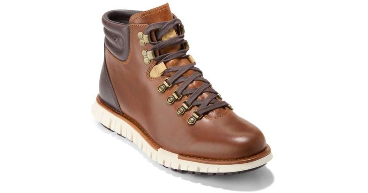 Cole Haan Zerøgrand Remastered Waterproof Hiking Boot in Brown for Men ...
