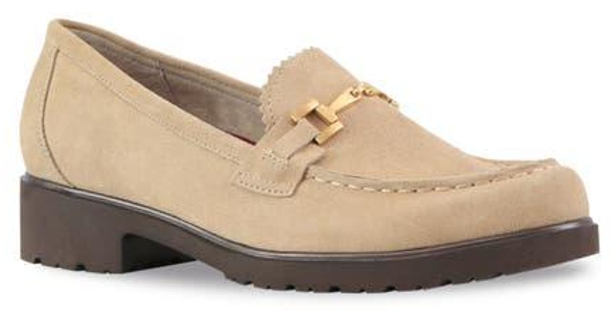 Munro Colleen Bit Loafer in Natural | Lyst