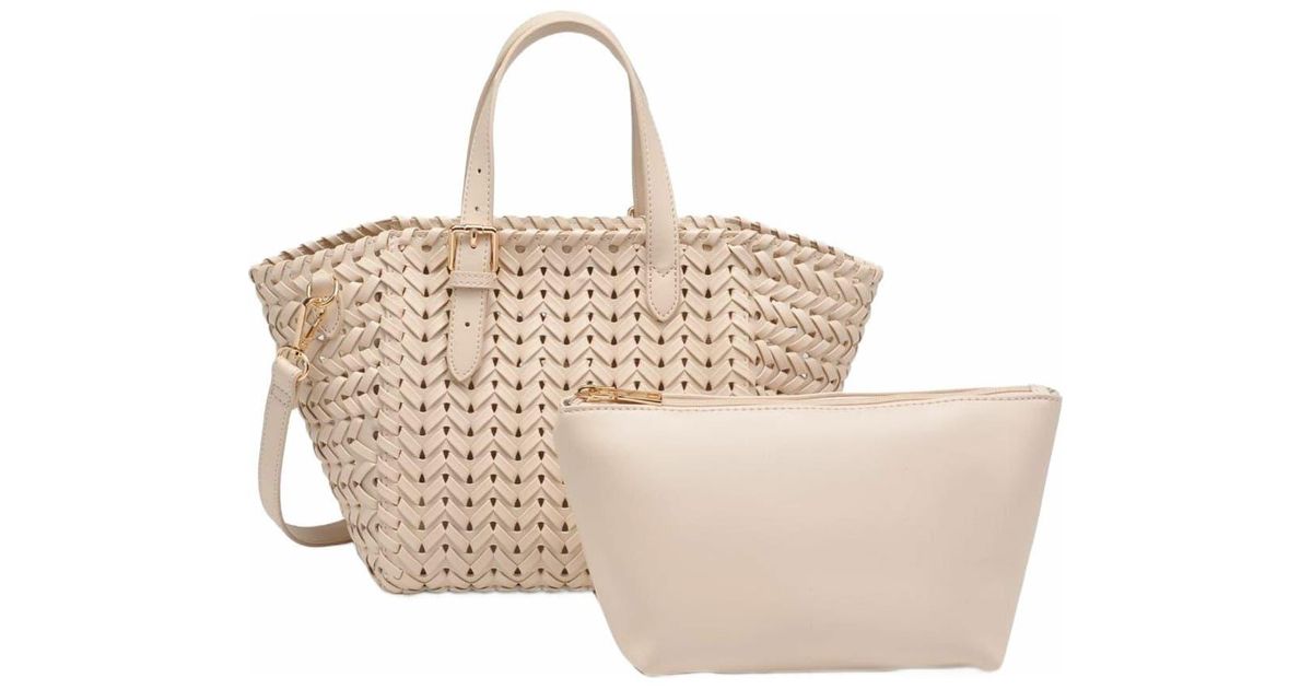 Moda Luxe Estelle Tote in Natural | Lyst