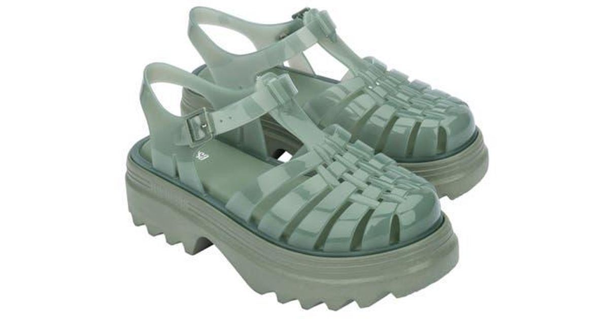 Melissa Possession Platform Ii Sandal in Green | Lyst
