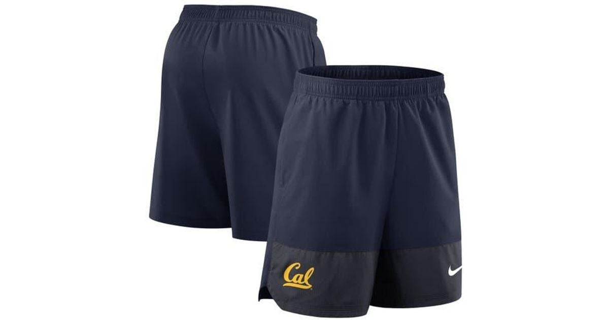 Nike Cal Bears 2025 Sideline Performance Shorts in Blue for Men | Lyst