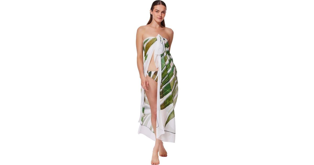 Gottex Willow Pareo in Green | Lyst