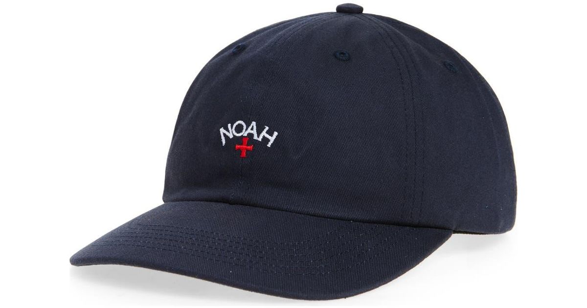 Noah Core Logo Baseball Cap in Blue for Men | Lyst