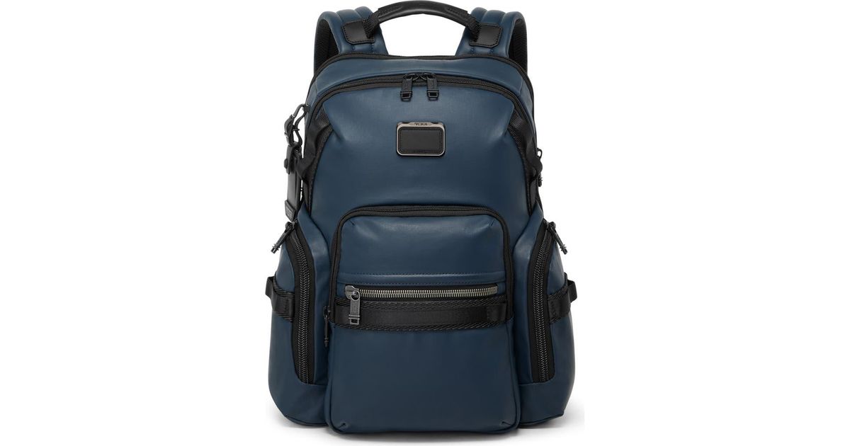 Tumi Alpha Bravo Navigation Backpack in Blue | Lyst