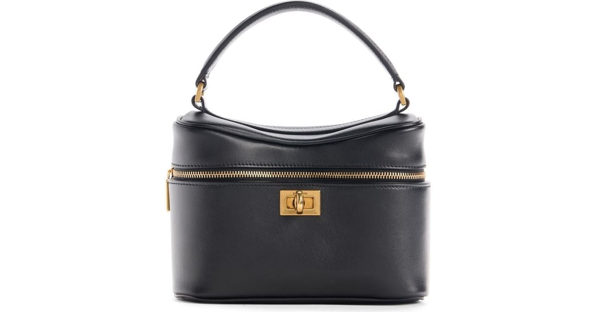 Balenciaga Rodeo Leather Vanity Case in Blue | Lyst
