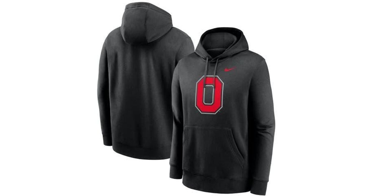 Nike Ohio State Buckeyes Primetime Alternate Logo Club Fleece Pullover ...