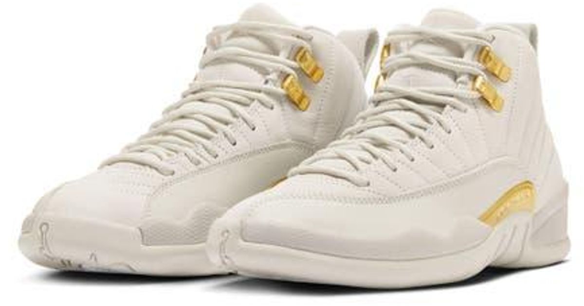 Nike Air 12 Retro High Top Sneaker in White | Lyst